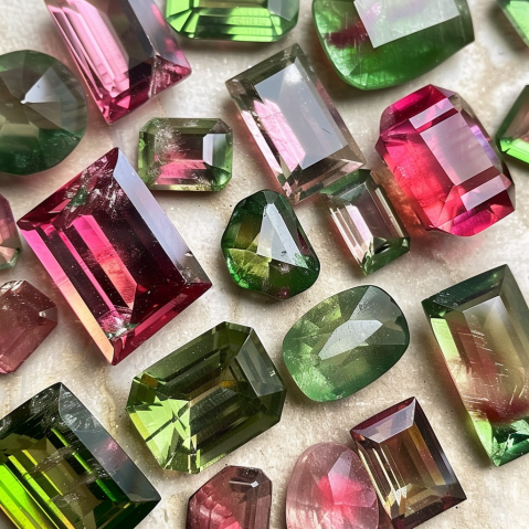 The color grading of Tourmaline - The Natural Gemstones Company | The ...