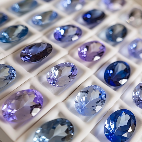 Color grading of Tanzanite - The Natural Gemstones Company | The ...